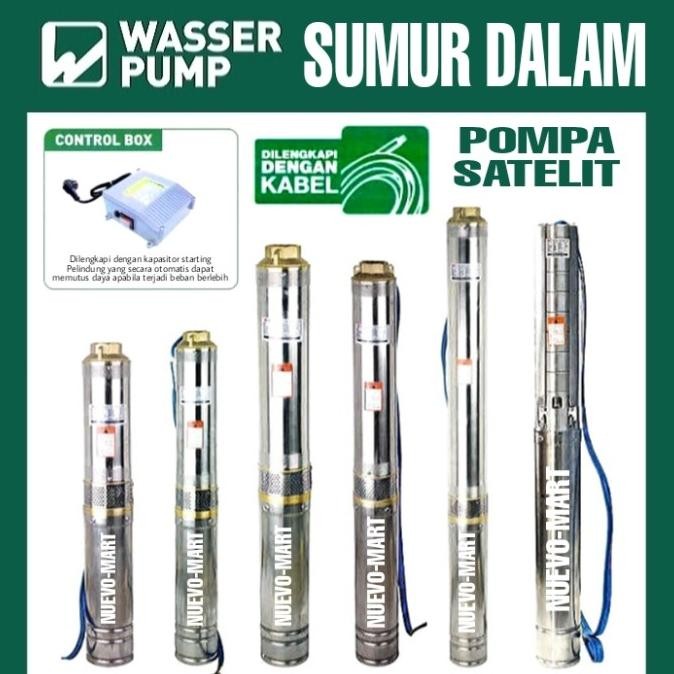 Jual WASSER SUBMERSIBLE POMPA SUMUR SATELIT 3 INCH SD-P307K-2 KABEL 33 M ORIGINAL DAN TERPERCAYA ...