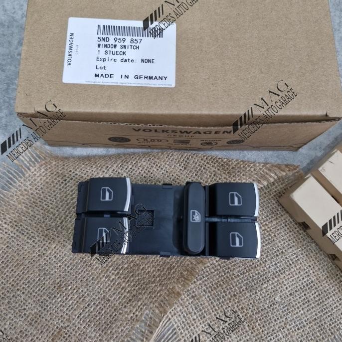 Jual (MAG) SWITCH POWER WINDOW DRIVER VW GOLF MK 6, VW TIGUAN ORIGINAL ...