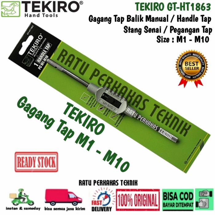 Jual Tekiro Gagang Tap M1 - M10 Hand Tap Stang Handle Tab Drat Putar ...