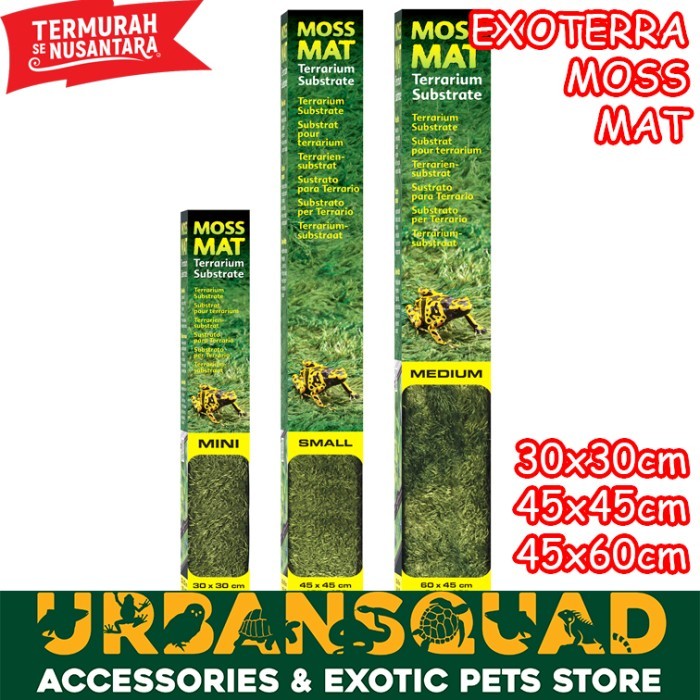 Jual Exoterra Moss Mat Alas Kandang Lumut Sintetis Dart Frog Pacman ...