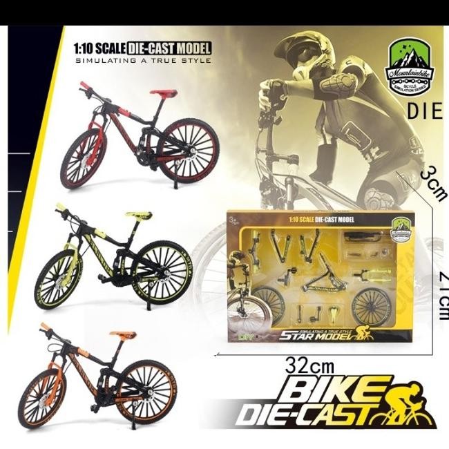 Jual Diecast 1:10 Sepeda gunung MTB (Rakit) | Shopee Indonesia