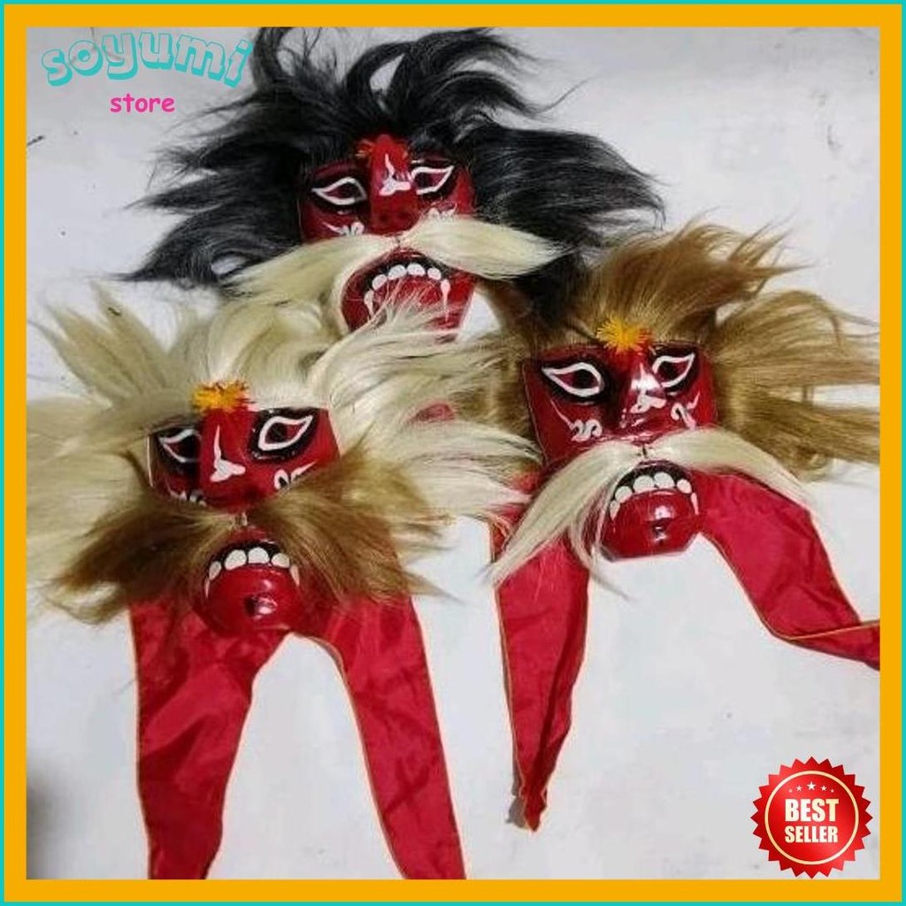 Jual Topeng Bujang Ganong Ganongan Kayu (Murmer) | Shopee Indonesia