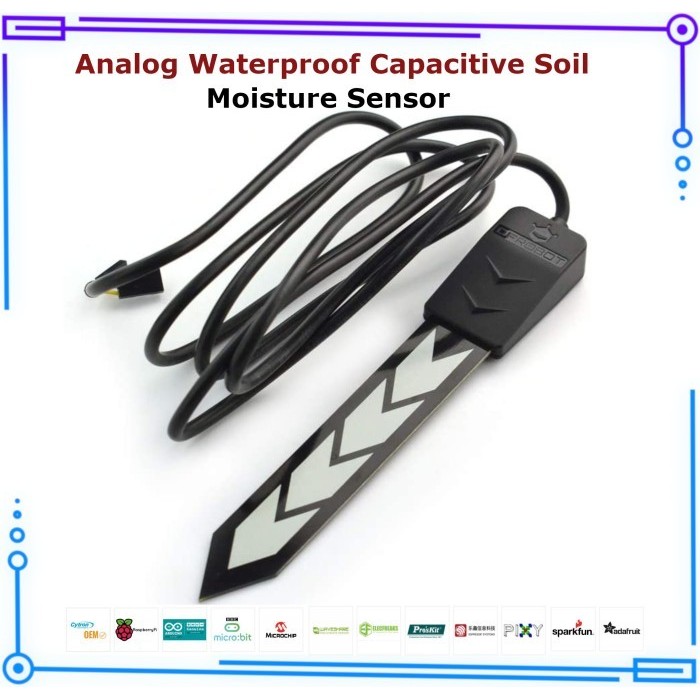 Jual Dfrobot - Analog Waterproof Capacitive Soil Moisture Sensor Otr ...