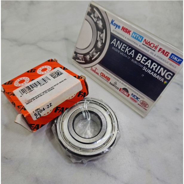 Jual BEARING 6204 ZZ C3 FAG ORIGINAL LAKER PINTU 2Z MESIN 20X47X14 ...