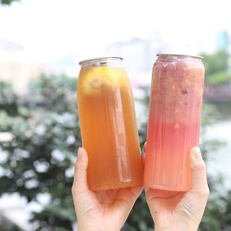 Jual 500ml 650ml kaleng botol plastik minuman dingin minum jus susu ...