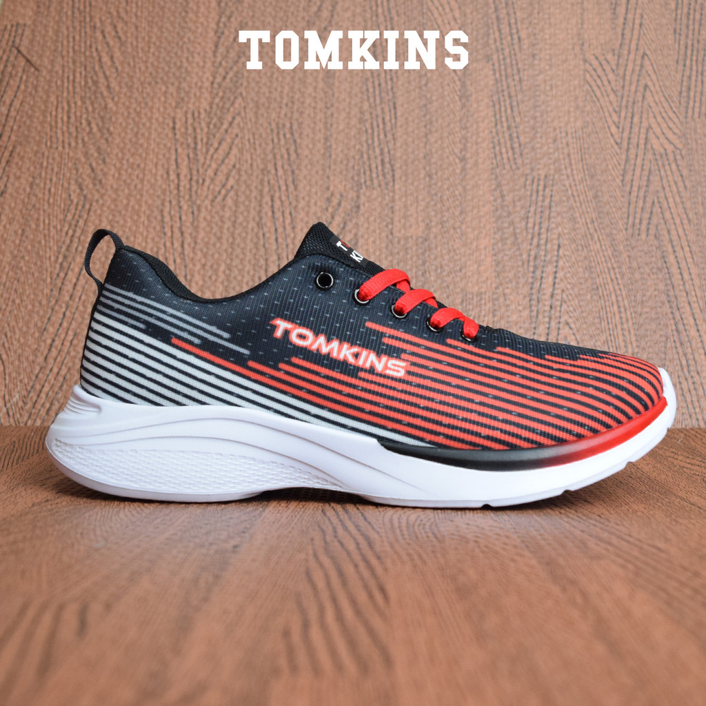 Jual TOMKINS Thicket Alpha - Black Red Sepatu Olahraga | Shopee Indonesia