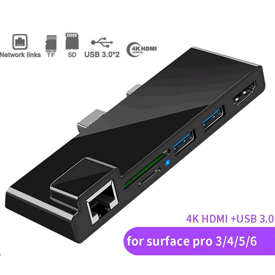 Jual Microsoft Surface Pro 3/Pro 4/Pro 5/Pro 6 USB Hub Docking Station ...