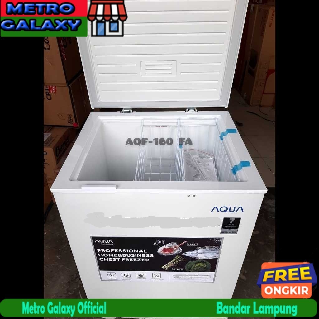 Jual Freezer Aqua Japan AQF-160FA Chest Freezer/Freezer Box Lemari ...