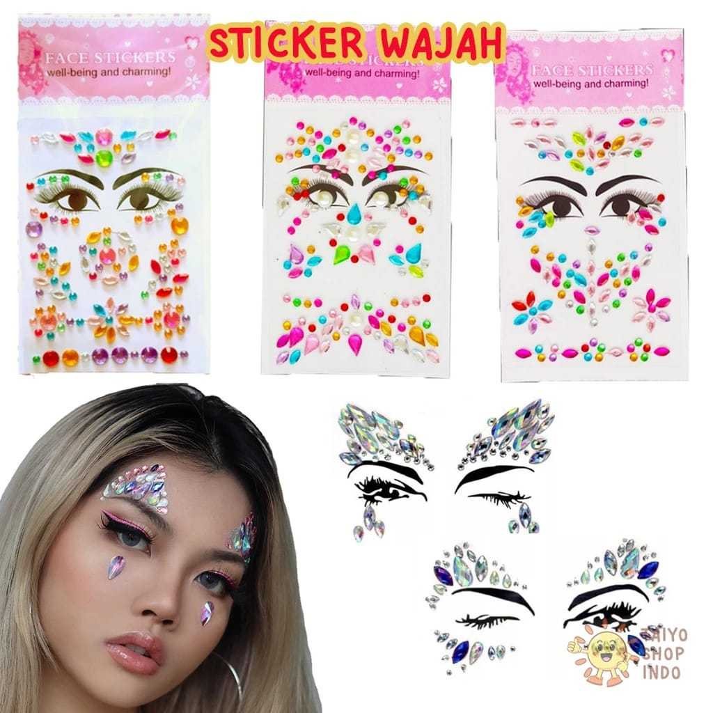 Jual Harga Promo Sticker Wajah Anak Mini Sitcker Mini Full Color Face ...