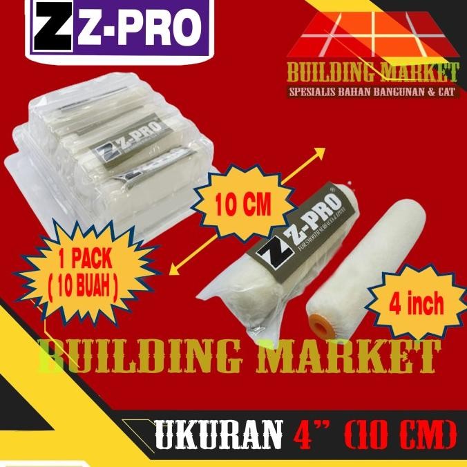Jual REFILL ROLL CAT TEMBOK Z PRO ZPRO BULU KUAS ROL EPOXY Z-PRO 4 INCH ...