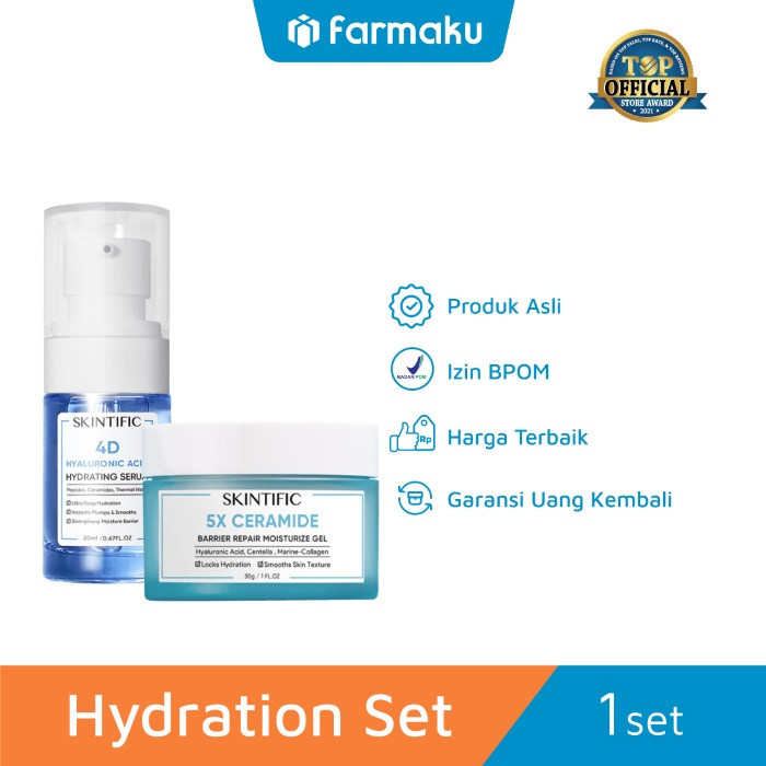 Jual Skintific Must Have Hydration Set (Serum & Moisturizer) | Shopee ...