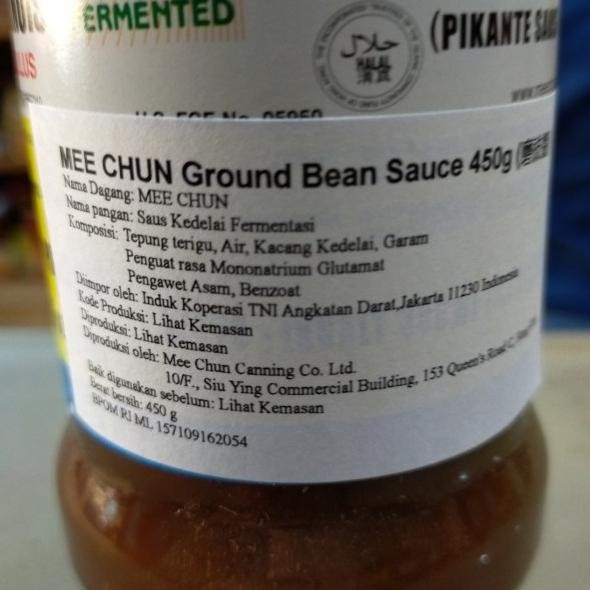 Jual Mee Chun Ground Bean Sauce BOTOL 450gr | Shopee Indonesia