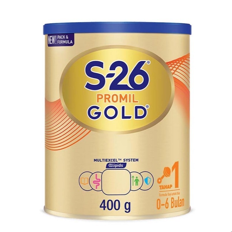 Jual Wyeth S-26 Promil Gold Tahap 1 Susu Formula Bayi 0-6 Bulan 400 g ...