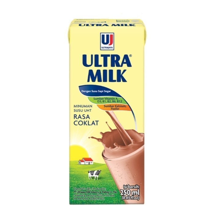 Jual ULTRA MILK Susu UHT Coklat 250 ml | Shopee Indonesia