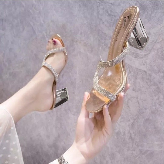 Jual Heals Rmaja Samdal Cewek Korea Style Sandal Hak Tinggi Berkwalitas ...