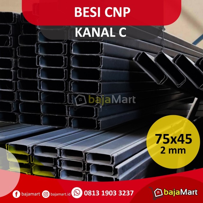 Jual Besi Cnp Varian Ukuran 75 100 125 150 200 Tebal 2 3 Mm Best Seller ...
