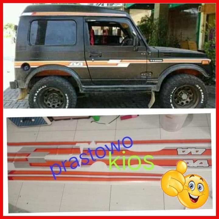 Jual [PSW] STICKER STIKER STRIPING LIS BODY SUZUKI JIMNY KATANA 4X4 ...