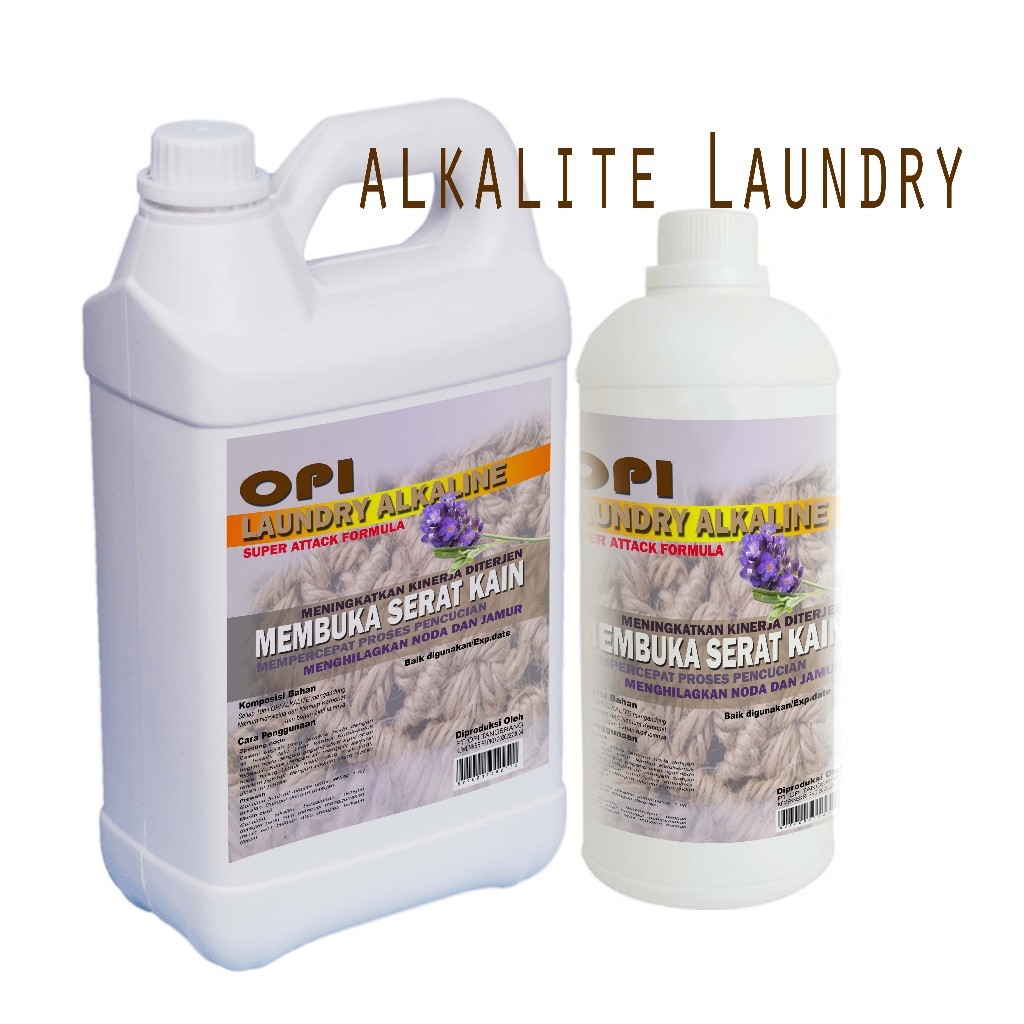Jual Penghilang noda Alkalit Laundry 1 liter dan 5 liter alkali Q394 | Shopee Indonesia