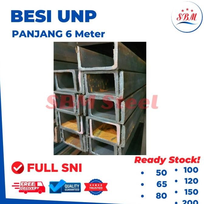 Jual Besi Kanal U / Unp 80 | Material | Shopee Indonesia