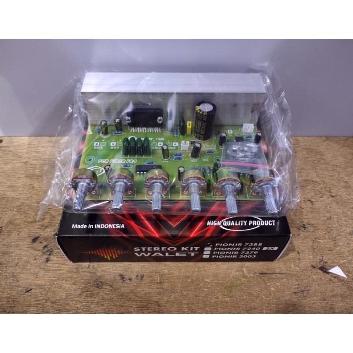 Jual Produk Unggulan] Kit Khusus Walet 4 Channel TDA7388/86 PCB FIBER ...