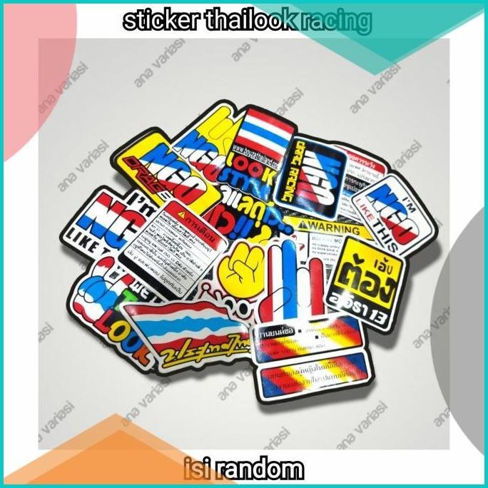 Jual stiker motor Thailand stiker motor thailok stiker thailok isi 10 ...
