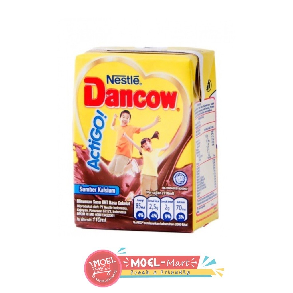 Jual DANCOW UHT Coklat Actigo 110ml | Shopee Indonesia