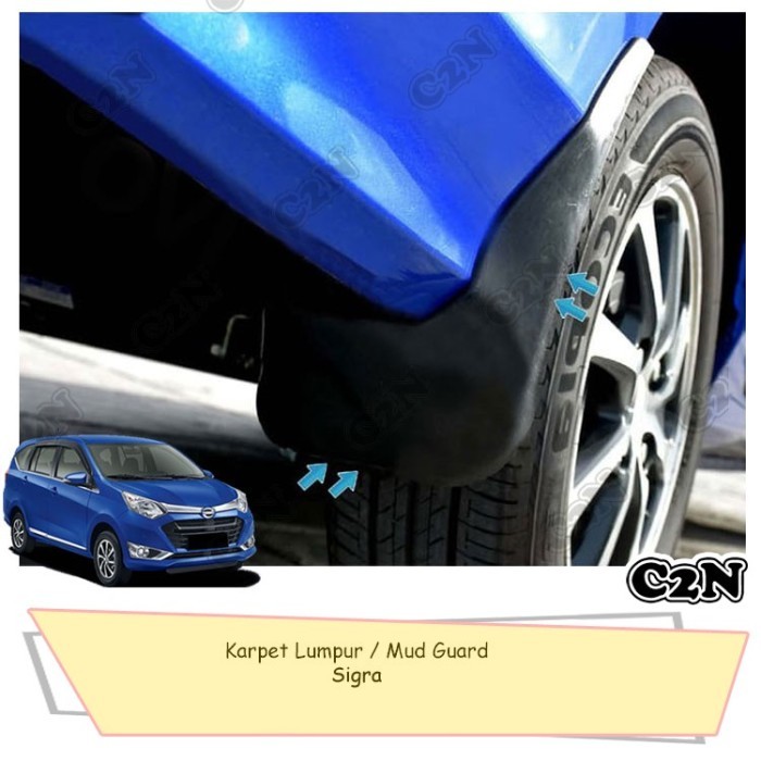 Jual Populer Karpet Lumpur Mud Guard Mobil Sigra | Shopee Indonesia