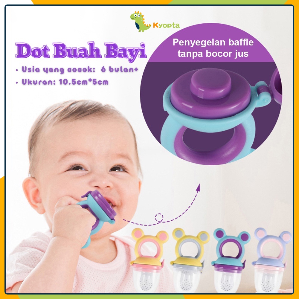 Jual Kyopta Dot buah bayi mpasi Empeng buah bayi Baby fruit feeder ...