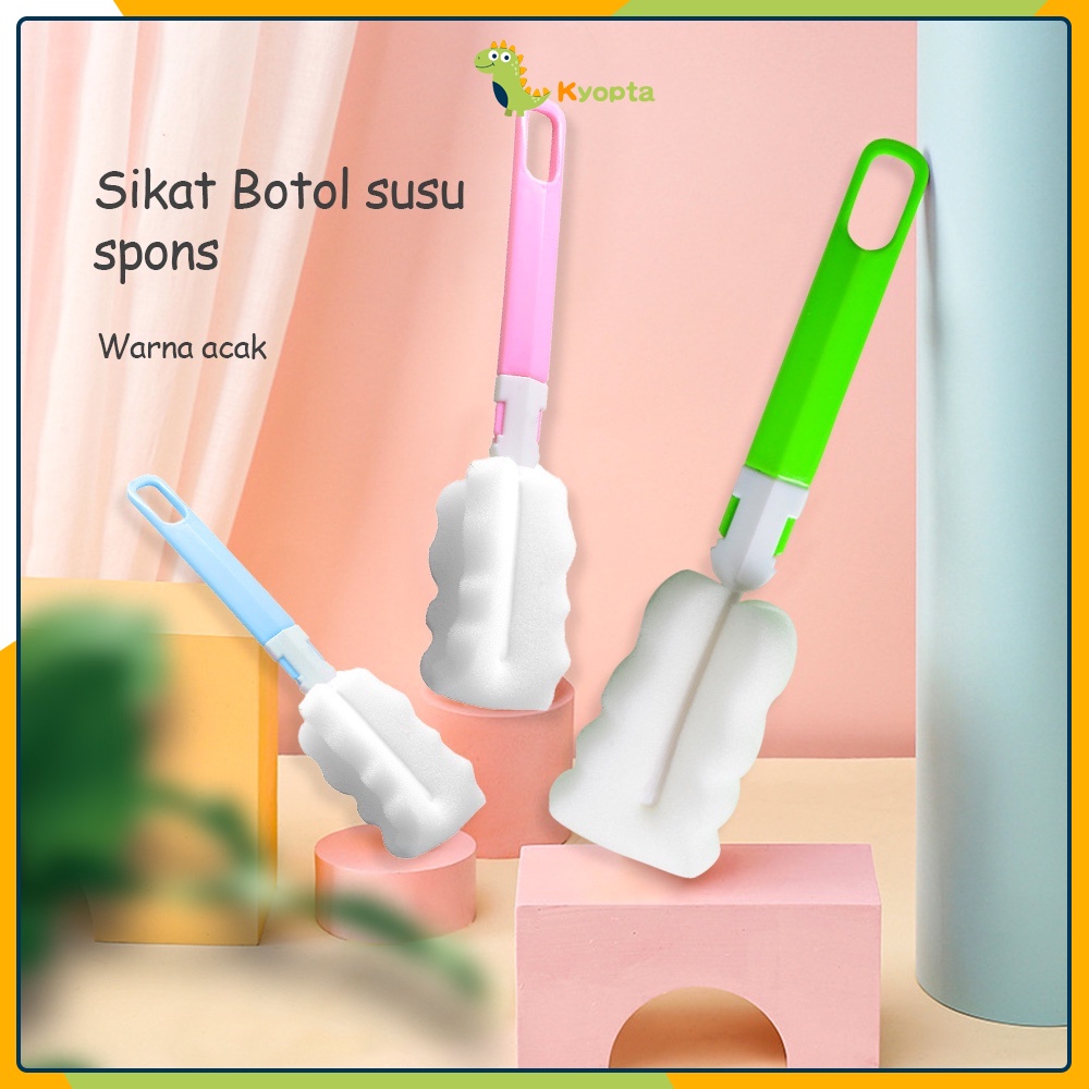 Jual Kyopta Cleaner Sponge Sikat Botol Spons tongkat pembersih botol ...