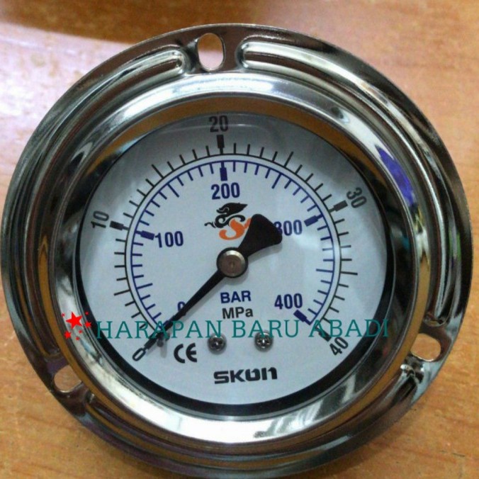 Jual Pressure Gauge Payung SKON 2 1/2" 50 Mpa 500 Bar SS Brass | Shopee Indonesia