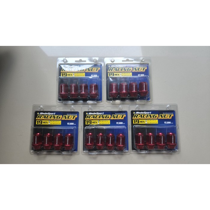 Jual Baut roda/lug nut WedsSport Racing Nut 19Hex Original made in ...
