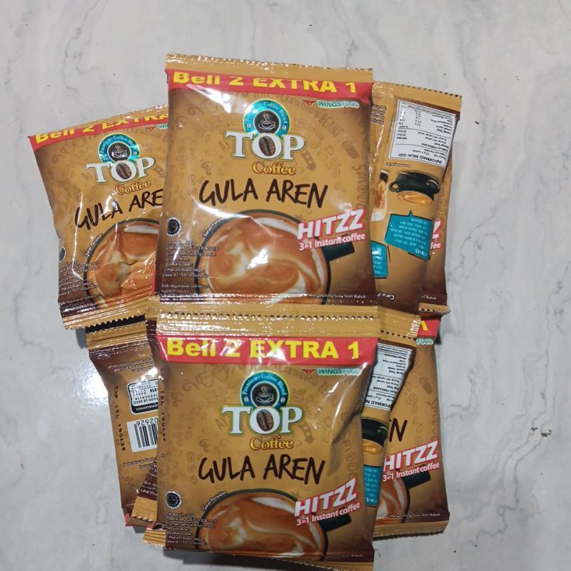 Jual Kopi TOP GULA AREN 3in1 Hitzz | Shopee Indonesia