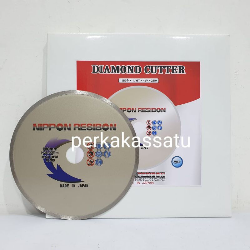 Jual DIAMOND WHEEL 7 INCI INCH 7" NIPPON RESIBON WET MATA POTONG ...