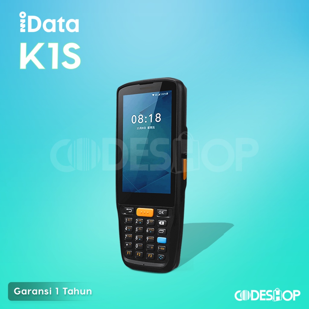 Jual Mobile Barcode Scanner iData K1S PDT K1 s PDA Android 2D Tahan Banting | Shopee Indonesia