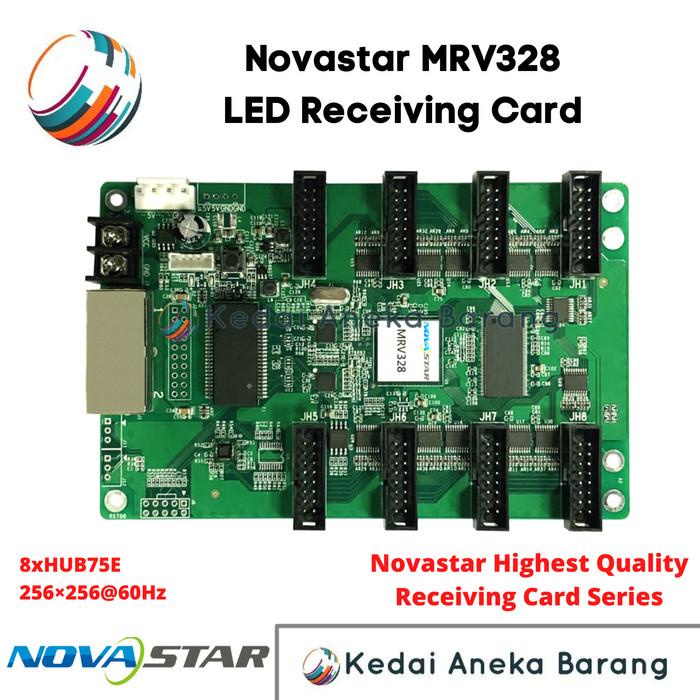 Jual Novastar MRV328 LED Receiving Card RC Videotron 8 PORT HUB75 ...
