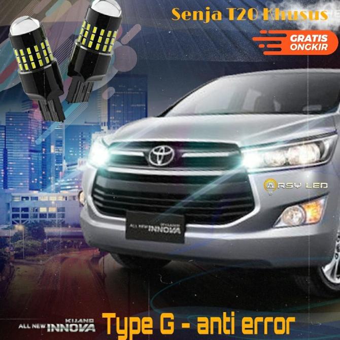 Jual Lampu LED Senja Mobil Innova Reborn Tipe G - T20 54 Titik Lensa | Shopee Indonesia