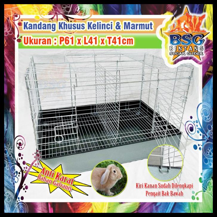 Jual Kandang Kelinci Anti Karat - Kandang Hewan Marmut Rabbit Cage ...