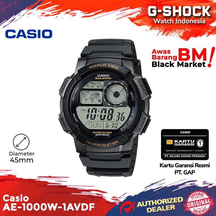 Jual Franc- Casio General Ae-1000W-1Avdf Ae-1000W Ae-1000 Ae1000W Ae 1000W | Shopee Indonesia