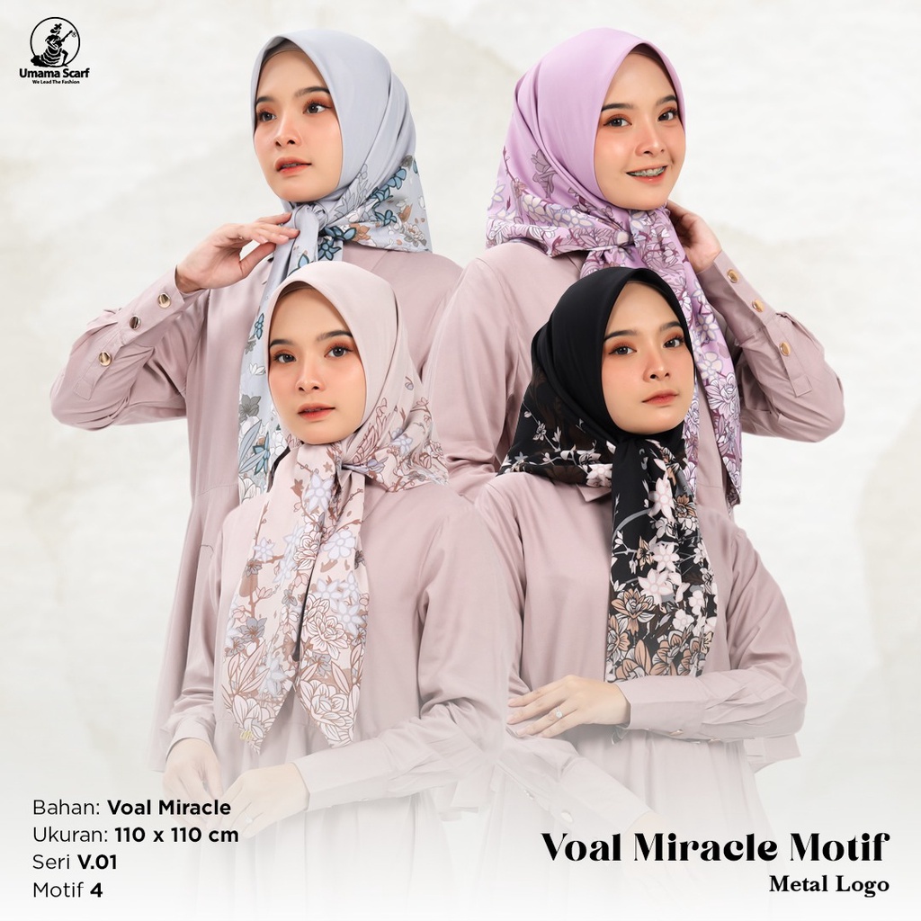 Jual PAKET HEMAT HIJAB S4 UMAMA VOAL MIRACLE MOTIF 100 RIBU 5 PCS ... Jual PAKET HEMAT HIJAB S4 UMAMA VOAL MIRACLE MOTIF 100 RIBU 5 PCS ...