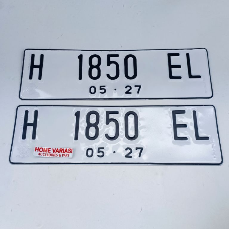 Jual Momen lebaran PLAT NOMOR MOBIL WARNA DASAR PUTIH HARGA BISA SATUAN ...