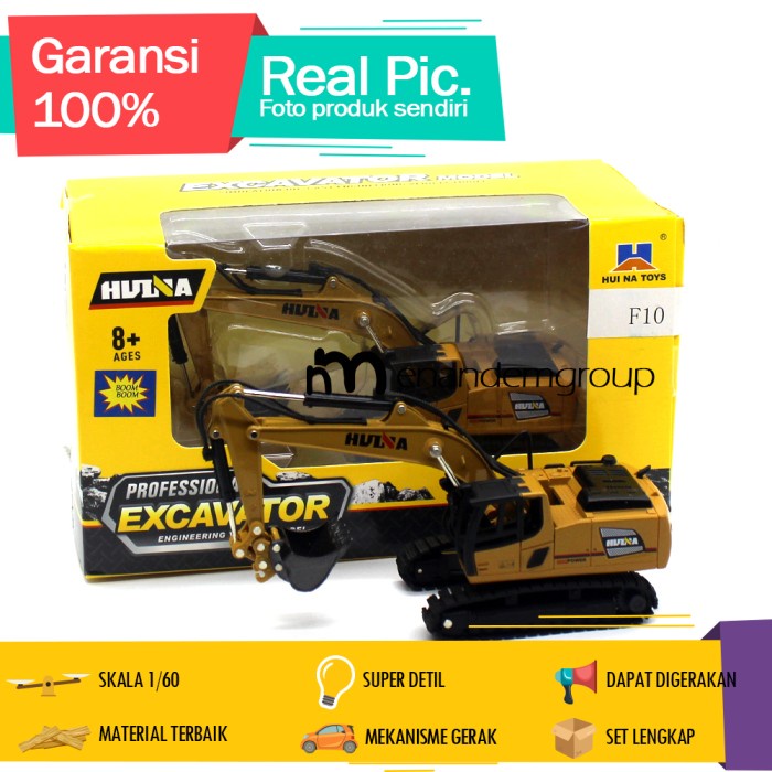 Jual FLASH SALE!!! HUINA DIECAST TRUK ALAT BERAT EXCAVATOR BEKO BECHO ...