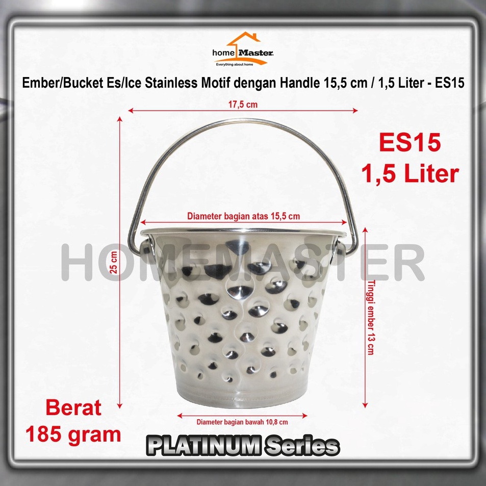 Jual TE Ember/Bucket Es/Ice/Wine/Beer/Champagne Stainless dengan/with ...