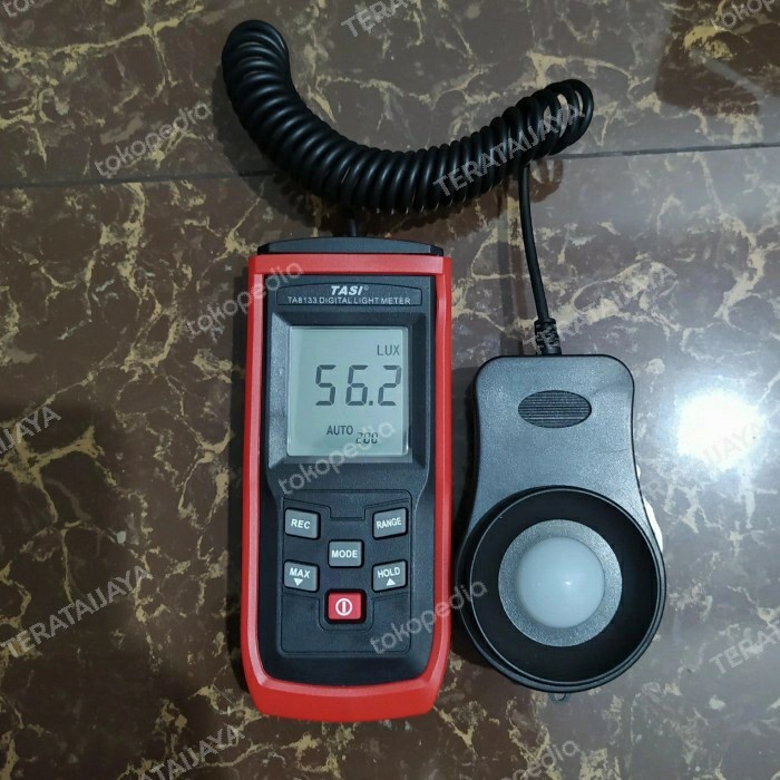 Jual Digital Lux Meter Alat Ukur Intensitas Cahaya TASI TA8133 | Shopee ...