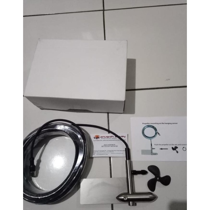 Jual Flowatch Hanging Velocity Water Current Sensor 15 Meter | Shopee ...