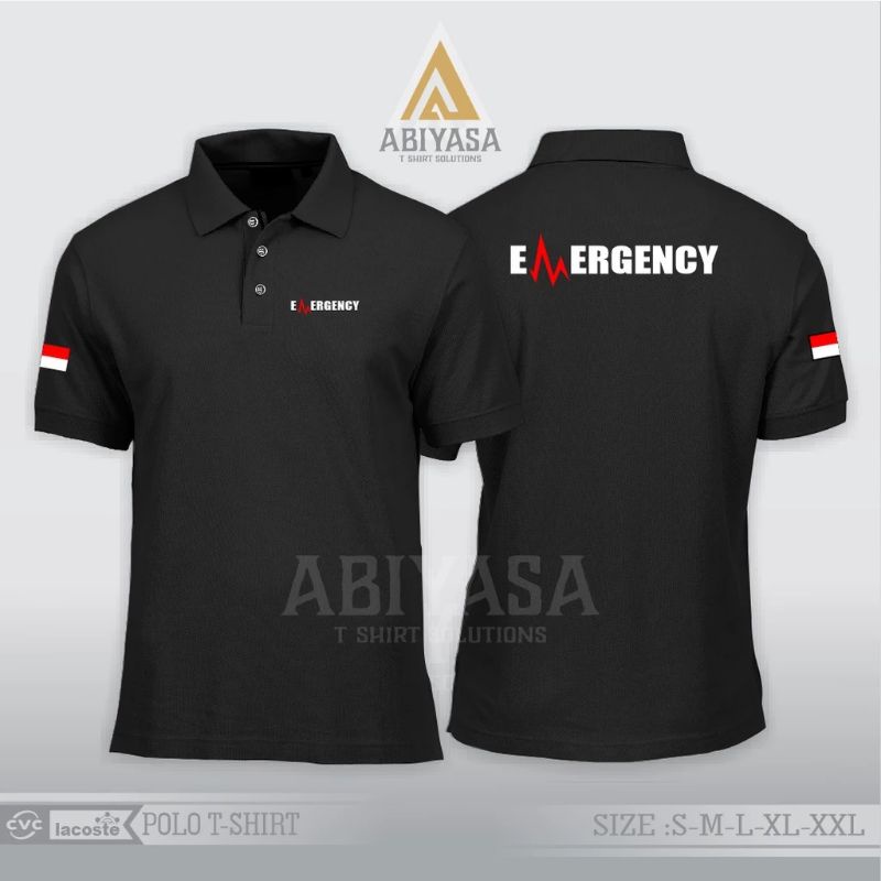 Jual BAJU POLO KERAH EMERGENCY | Shopee Indonesia