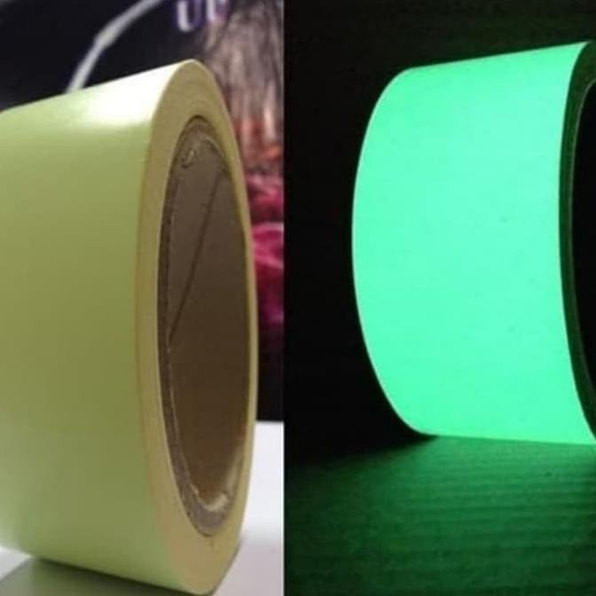 Jual Stiker Sticker Fosfor Menyala Glow in The dark 2,5cm x 10 meter ...