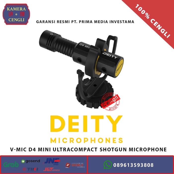 Jual Deity Microphones V-Mic D4 Mini Camera-Mount Shotgun - RESMI ...