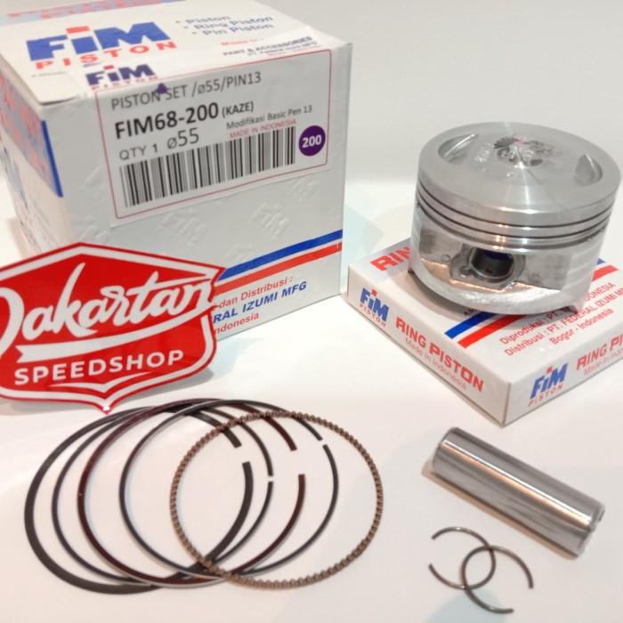 Jual Piston Fim Kaze Kawasaki Pin 13-Std Harian, Size (Std) 53 S/D 55 ...