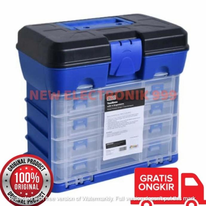 Jual Tamiya Tool Box Krisbow / Box Tamiya 4 Layer Organizer | Shopee ...