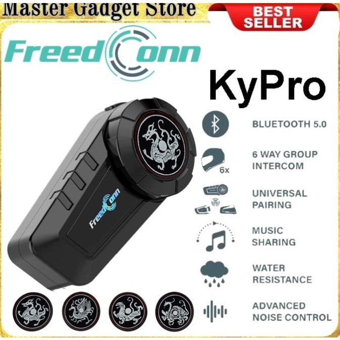 Jual Intercom FreedConn KYPRO Bluetooth Helm Intercom Original | Shopee ...